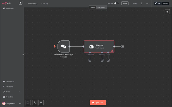 How to install n8n on Mac and create an LLM pipeline using GPT API